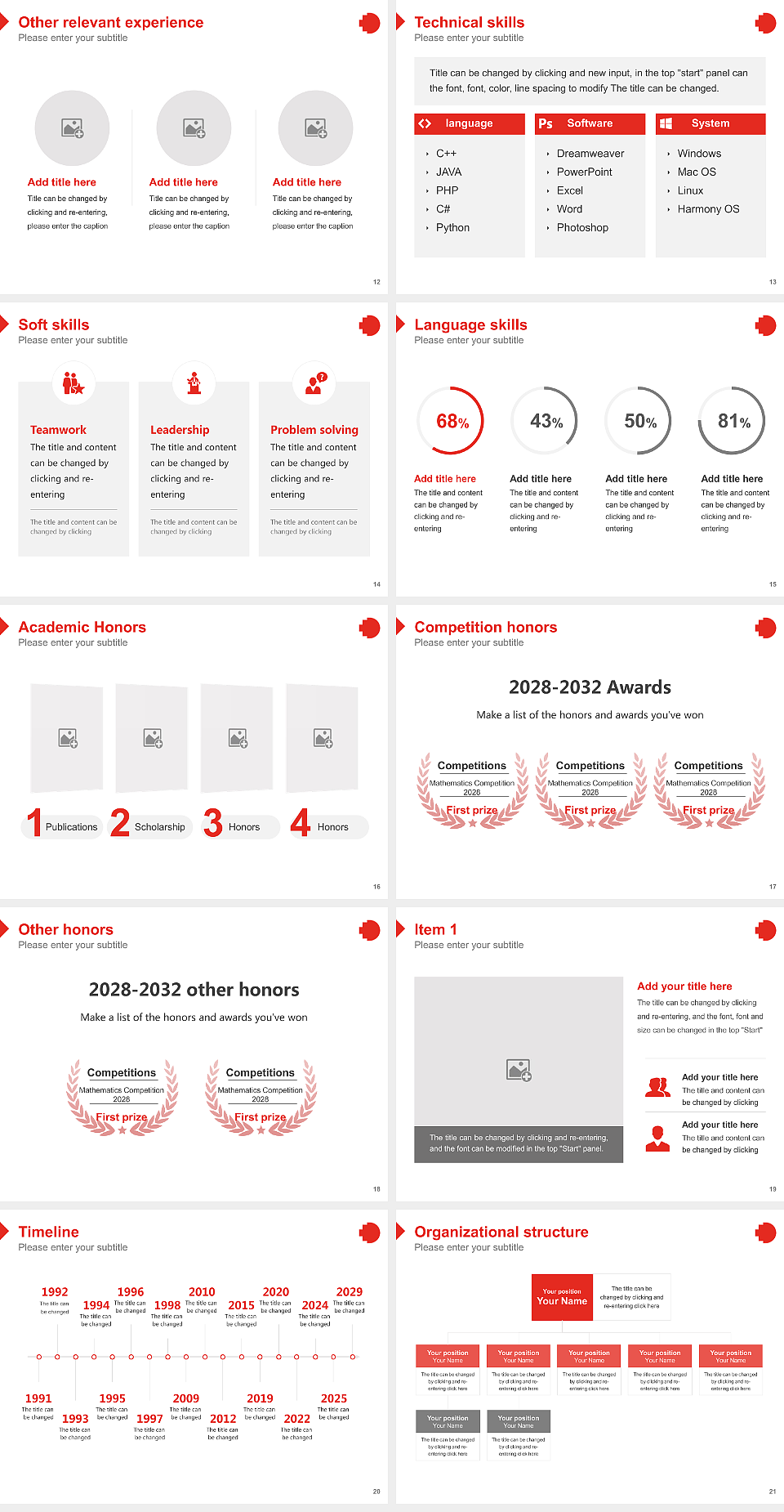 RMIT University Resume PPT Template_CollegePPT