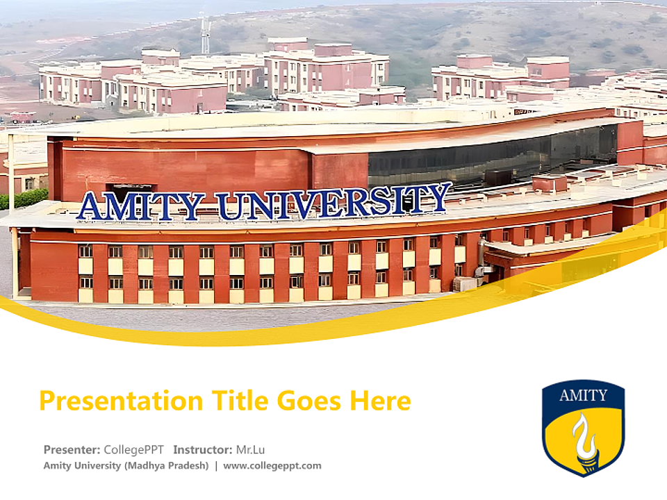 Amity University (Madhya Pradesh) Course/Courseware Creation PPT ...