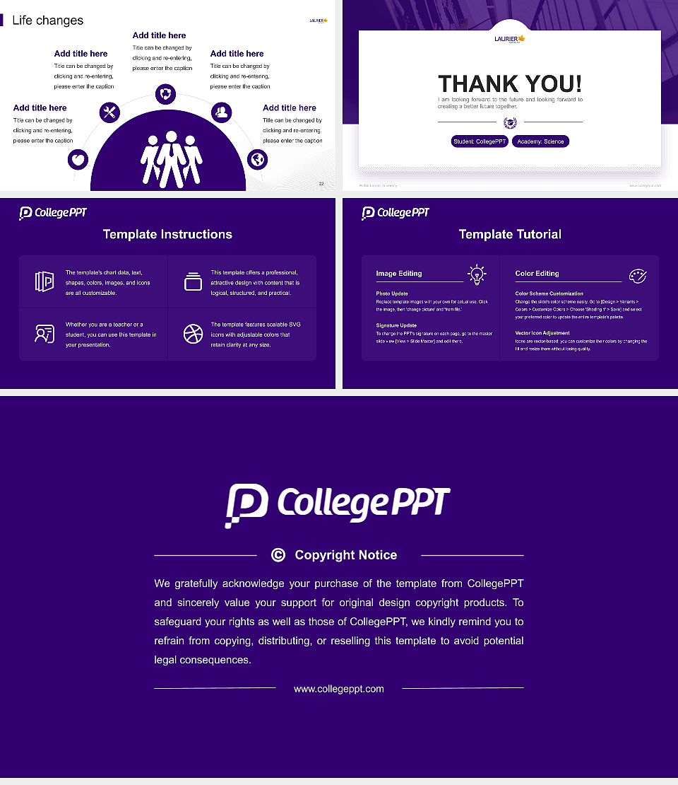 Wilfrid Laurier University National Scholarship Defense PPT Template ...