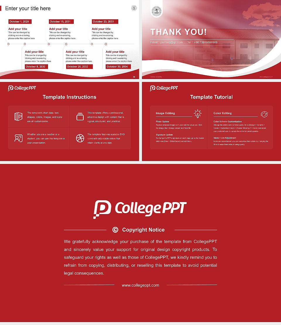 Calvary University Lecture Sharing and Networking Event PPT Template ...