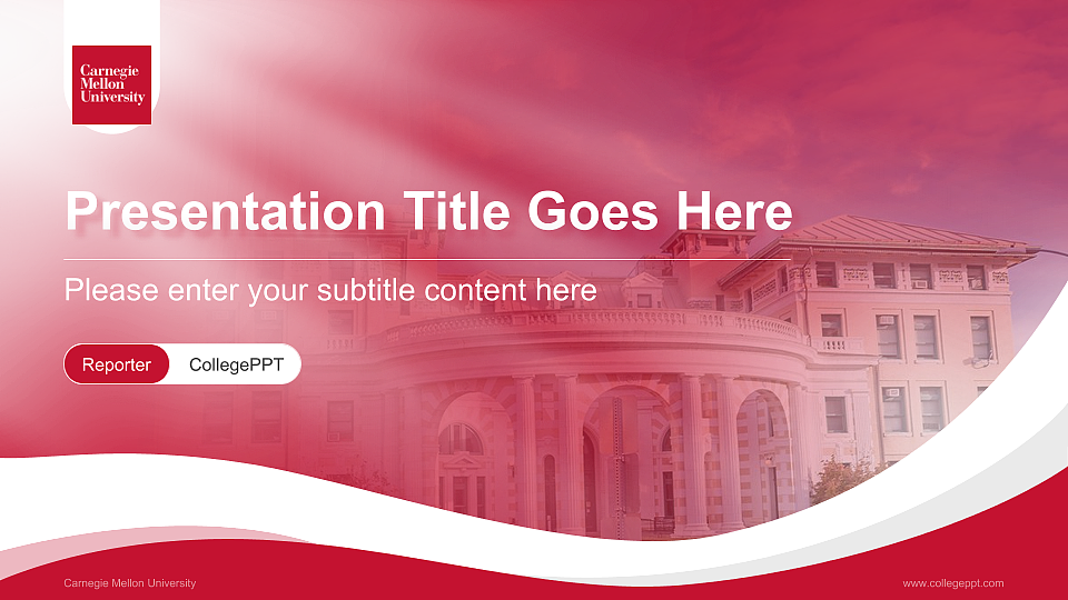 Carnegie Mellon University Lecture Sharing and Networking Event PPT ...