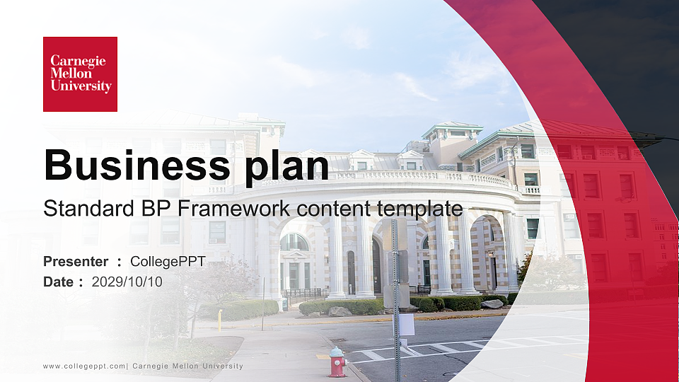 Carnegie Mellon University Competition/Entrepreneurship Contest PPT ...