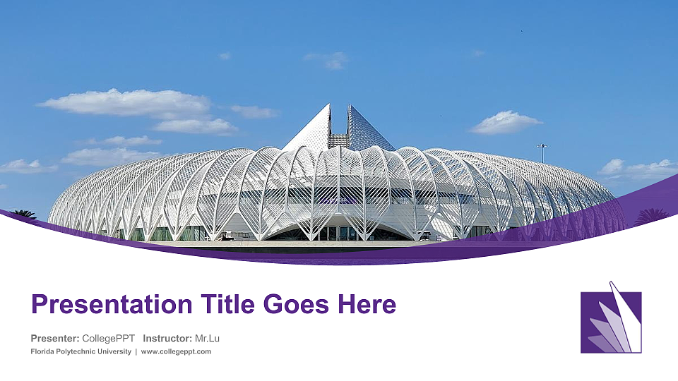 Florida Polytechnic University Course/Courseware Creation PPT Template ...