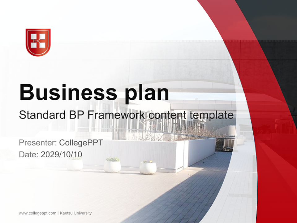 Kaetsu University Competition/Entrepreneurship Contest PPT Template ...