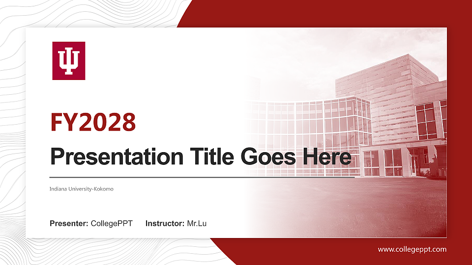 Indiana University-Kokomo Academic Presentation/Research Findings ...