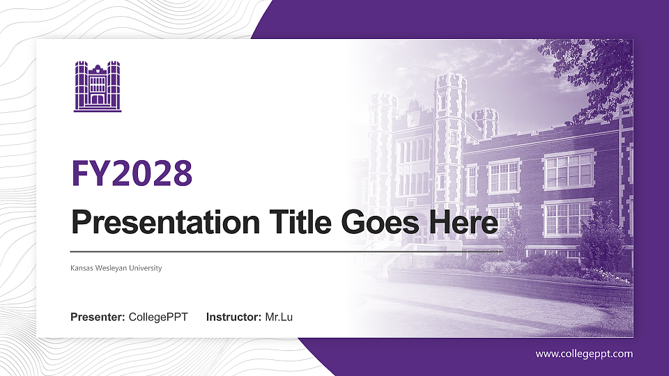 Kansas Wesleyan University Academic Presentation/Research Findings ...
