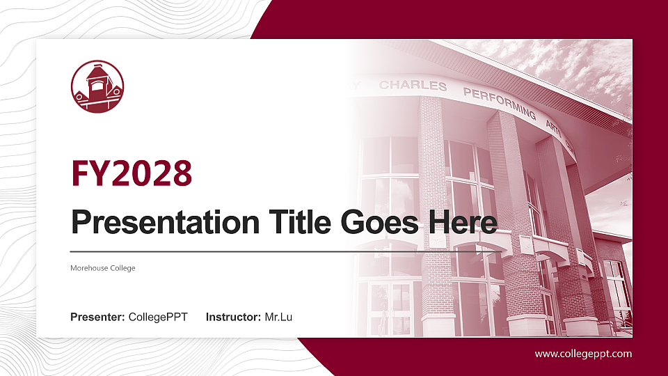 Morehouse College Academic Presentation/Research Findings Report PPT ...