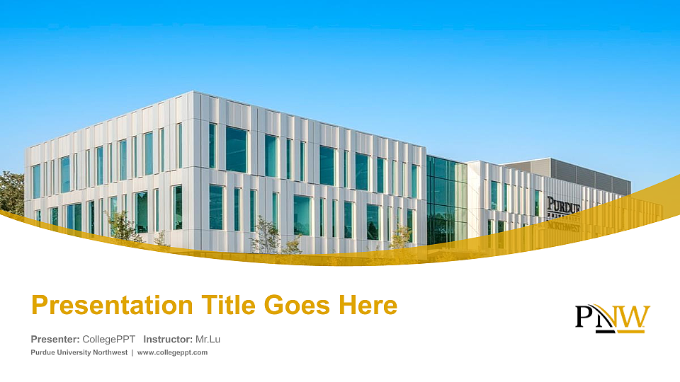 Purdue University Northwest Course/Courseware Creation PPT Template ...