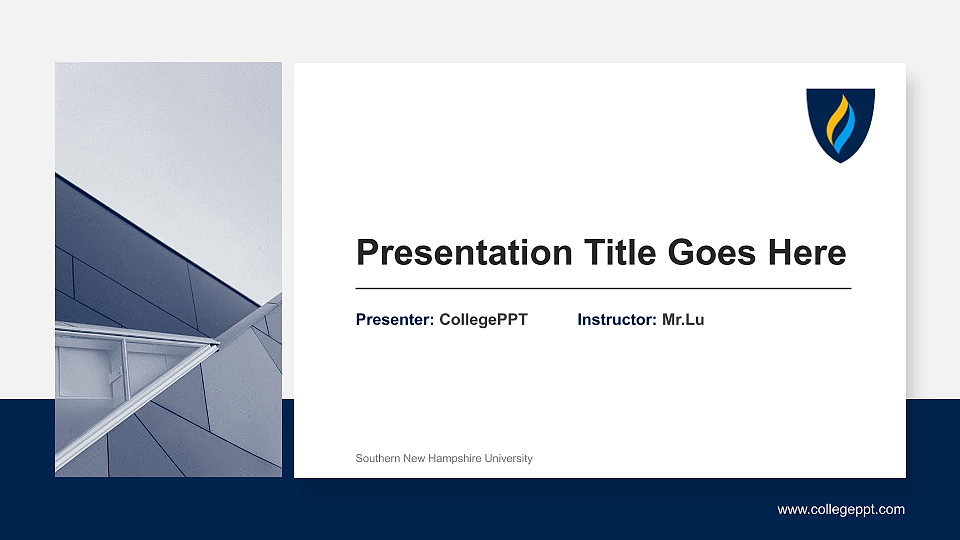 Southern New Hampshire University General Purpose PPT Template_CollegePPT