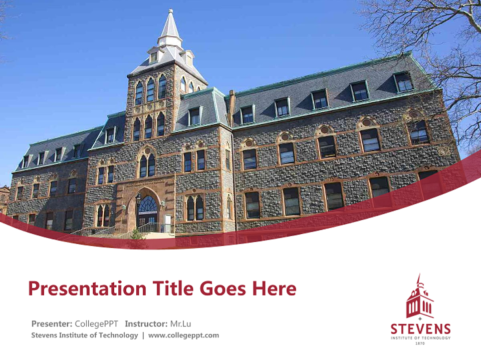 Stevens Institute of Technology Course/Courseware Creation PPT Template ...