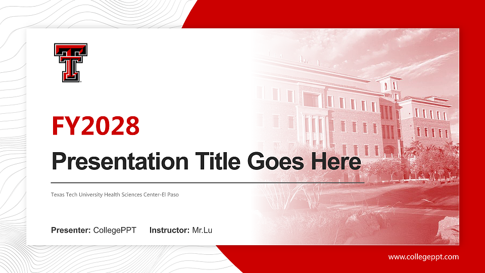 Texas Tech University Health Sciences Center-El Paso Academic ...