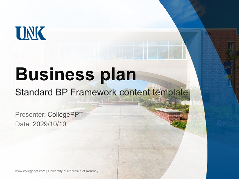 University of Nebraska at Kearney Competition/Entrepreneurship Contest ...