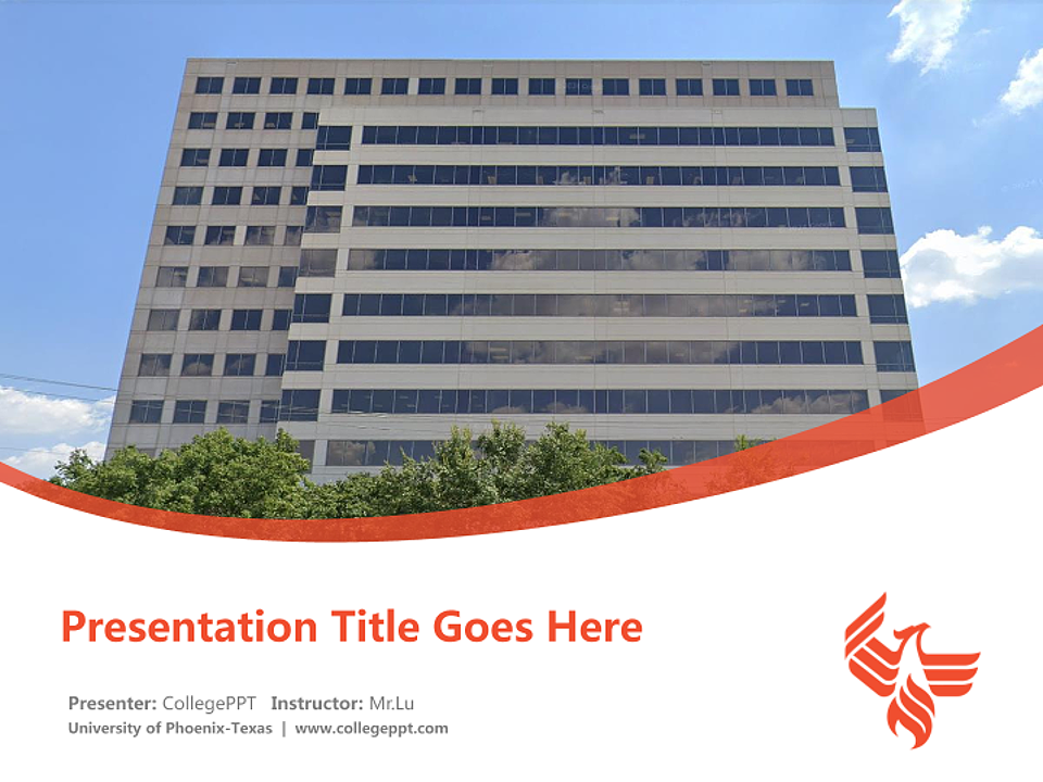 University of Phoenix-Texas Course/Courseware Creation PPT Template ...