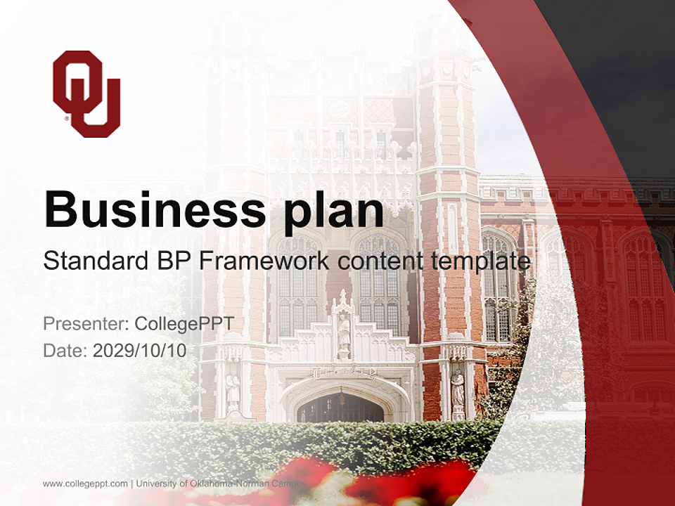 University of Oklahoma-Norman Campus Competition/Entrepreneurship ...