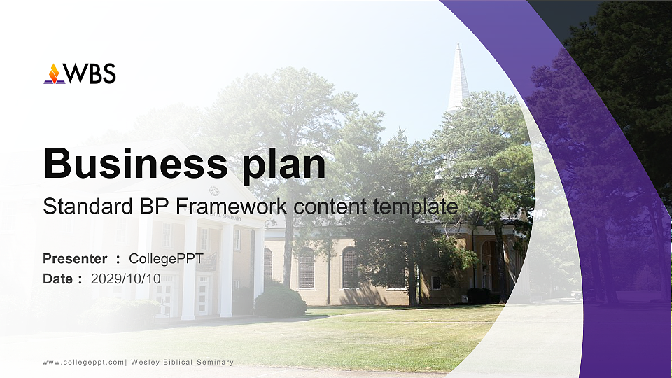 Wesley Biblical Seminary Competition/Entrepreneurship Contest PPT ...
